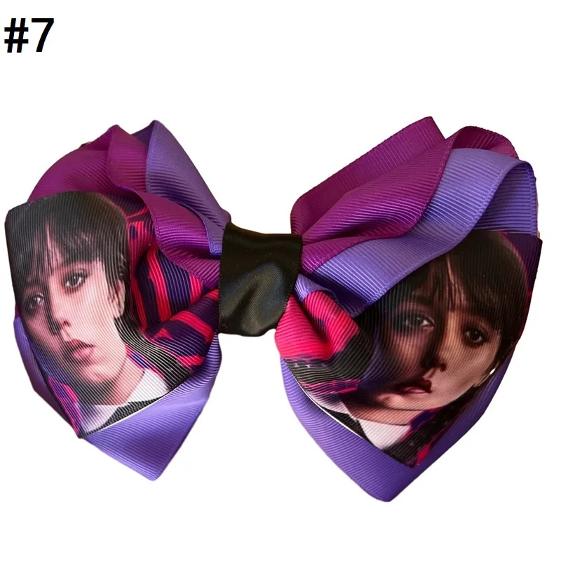 Wednesday Addams Inspired Hair Bows - Boutique Accessories