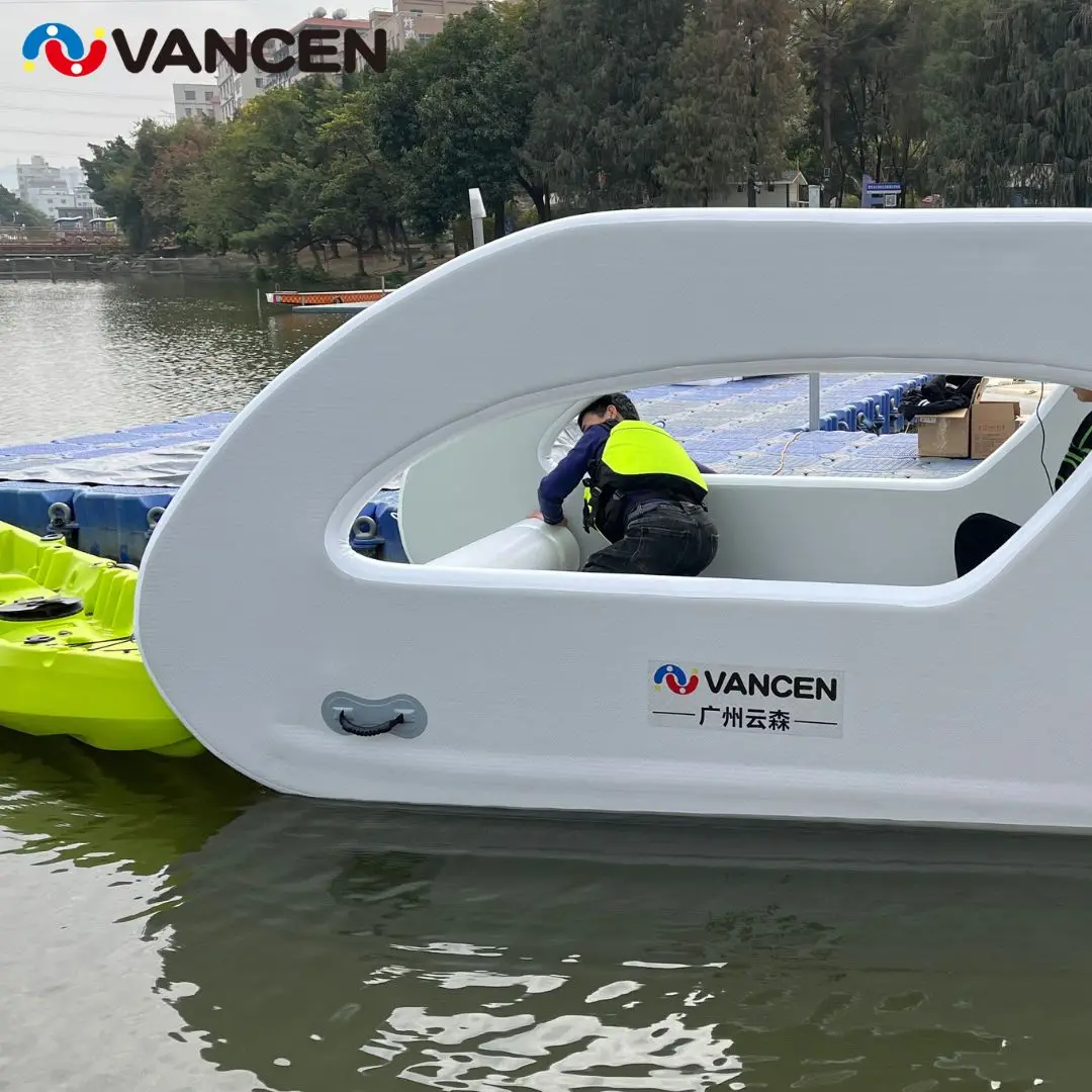 VANCEN Inflatable Electric Yacht - Custom Colored Drop Stitch Boat for ...