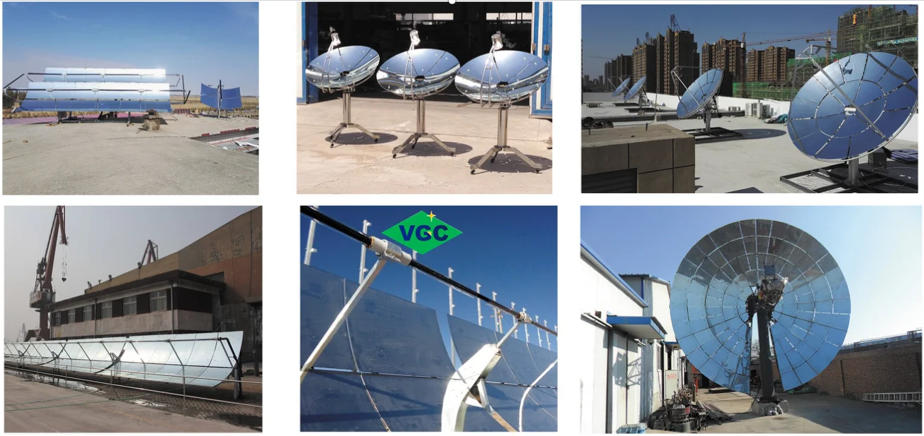 Vgc Tower/trough/fresnel /dish/composite Disc Solar Energy Solar Mirror ...