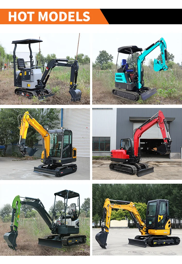 Tosh Epa Euro 5 Small Excavator Micro 1 1.5 2 2.5 3 3.5 6 Ton Digger ...