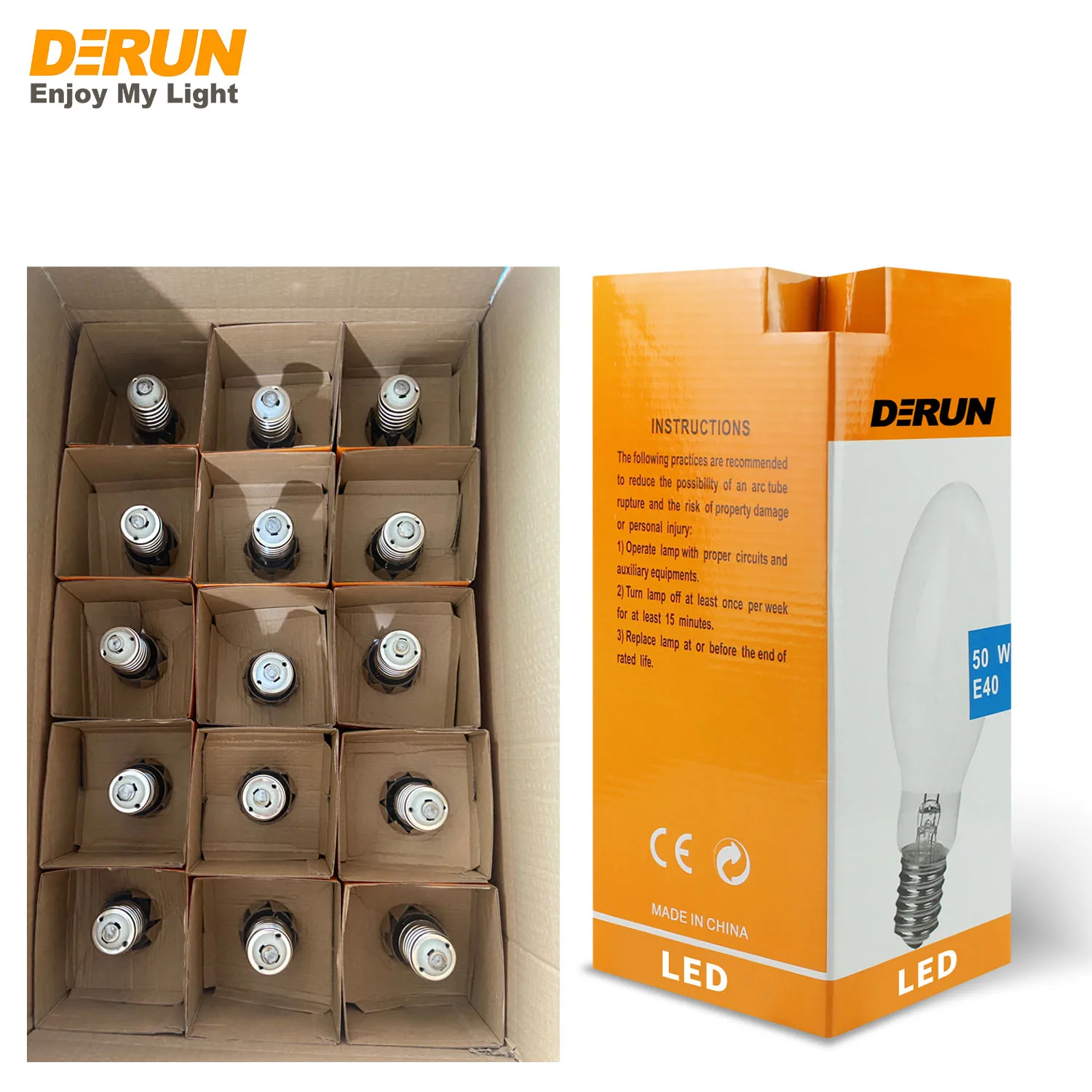 High Quality E40 High Power 50W Clear LED Filament Mercury Lamp for ...