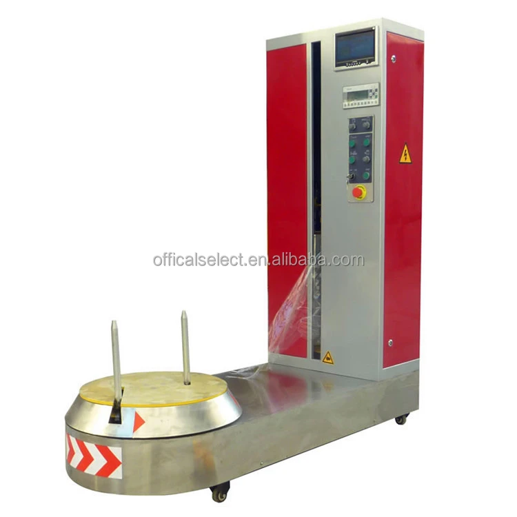 Automatic Airport Baggage Winding Machine Luggage Stretch Wrapping ...