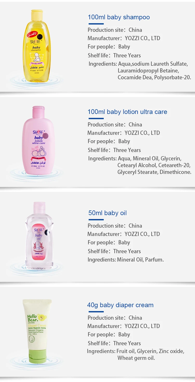Baby Daily Care Gift Set - 9 Items for Nourishing Skin