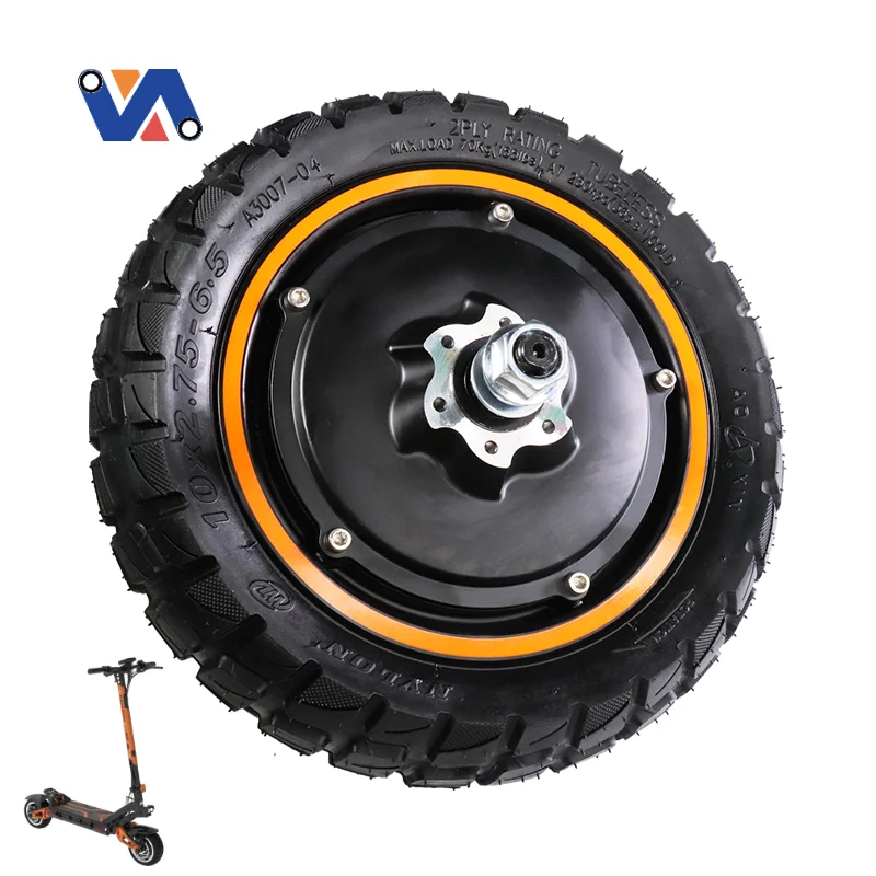 New Image Original 1200w Engine Hub Motor With 10*2.75-6.5 Scooter Tyre ...