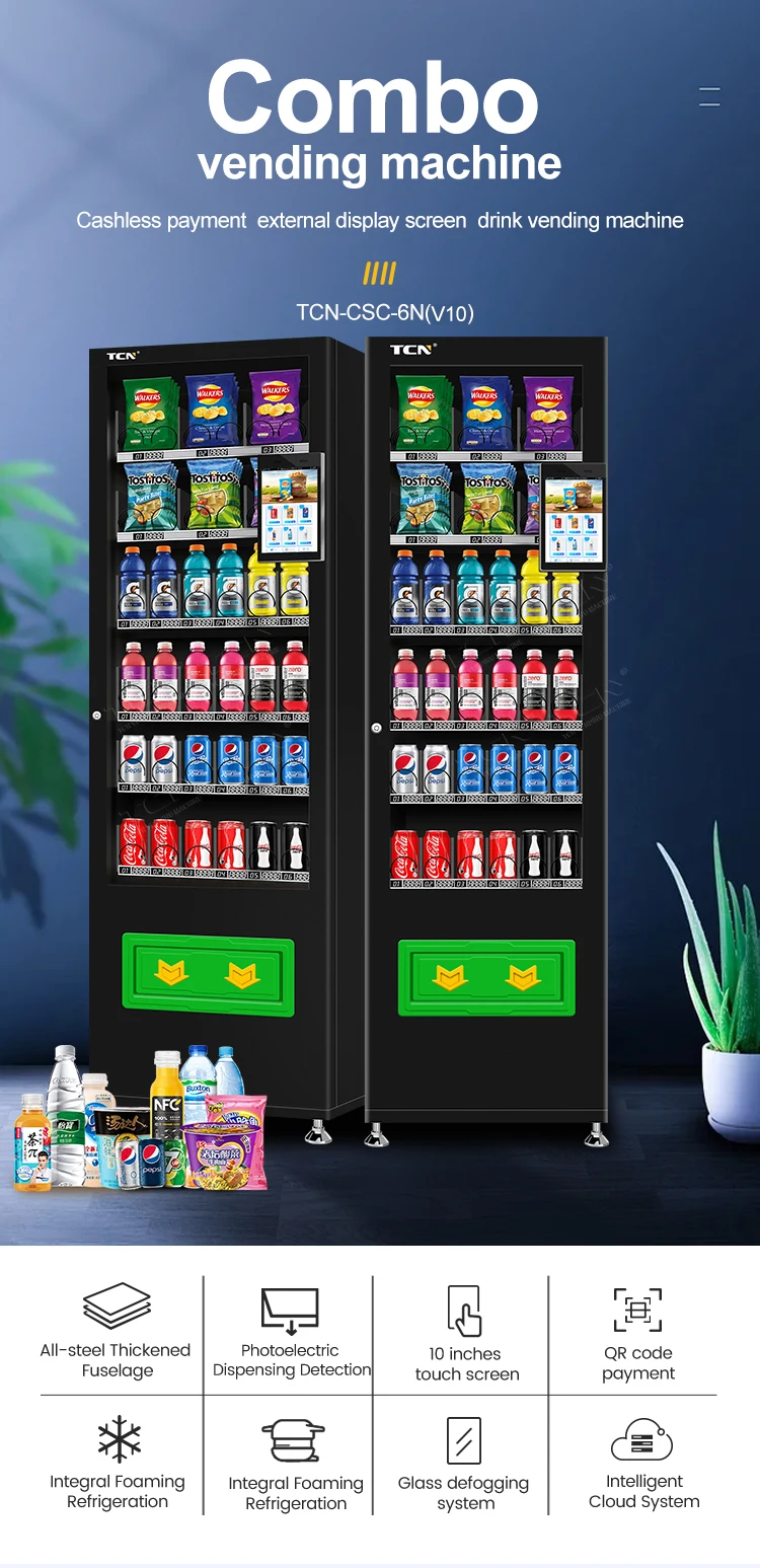 Tcn Mini Normal Temperature Vending Machine Snacks Vending Machine With Touch Screen - Buy Snack ...