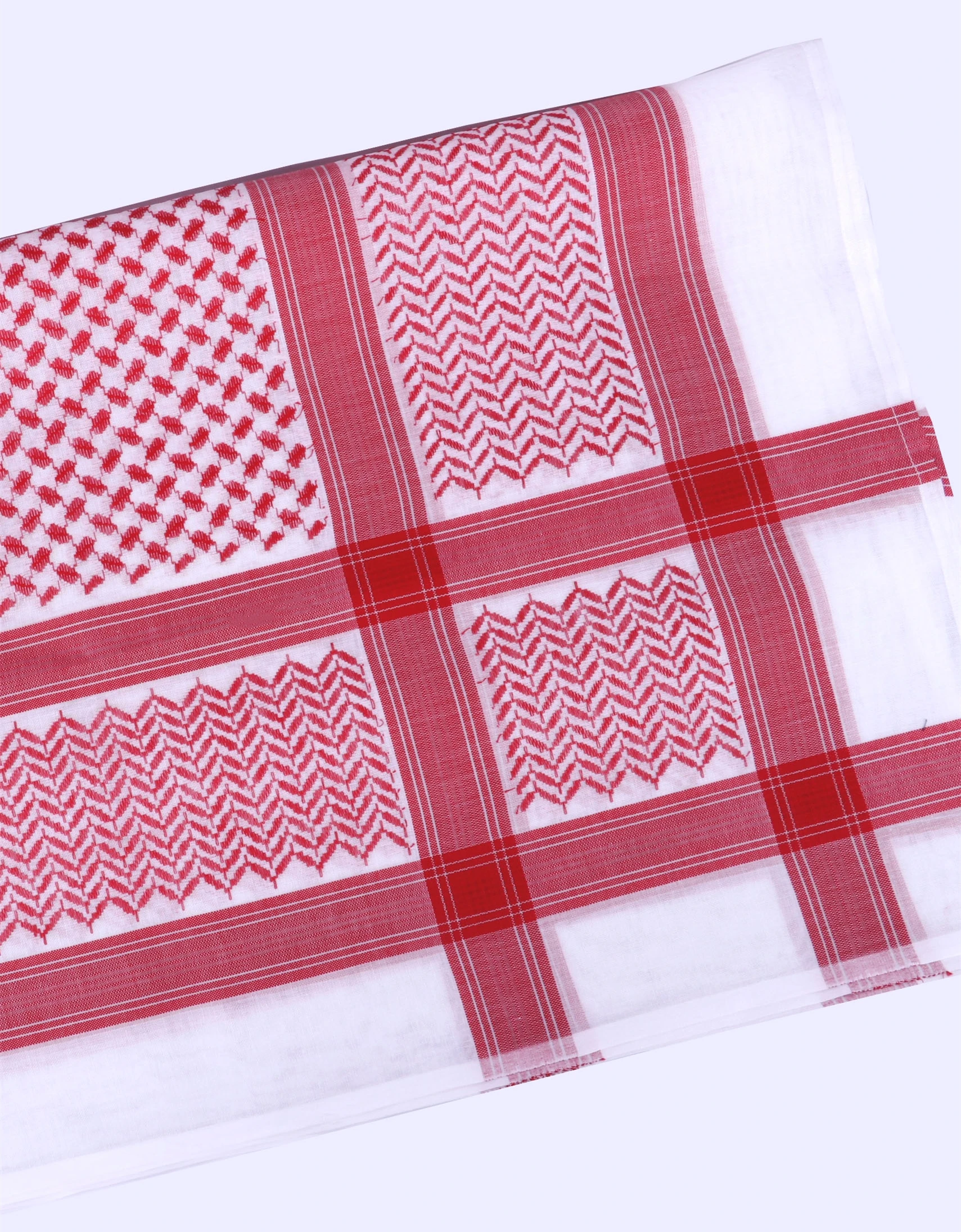 Saudi Palestine Keffiyeh Adult Red Shemagh Muslim Headwear