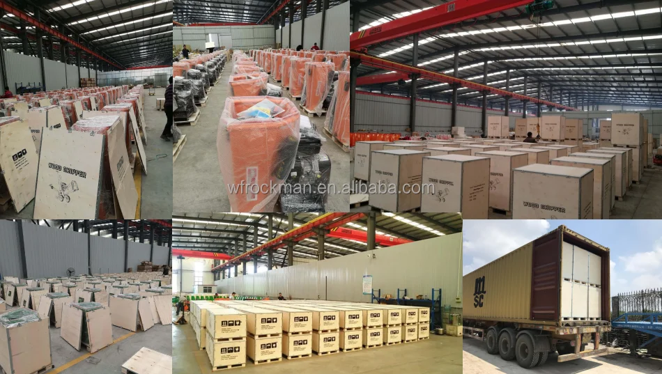 6 Inch Capacity 25hp Twin Cylinder Gasoline Engine Wood Chipper DCH6