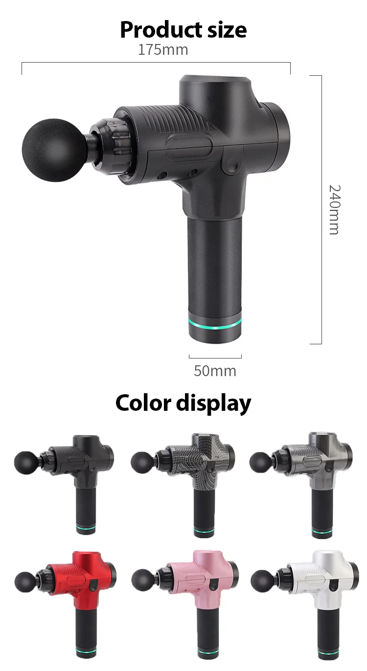 Professional Booster Metal Vibration Deep Tissue Sport Cordless ...