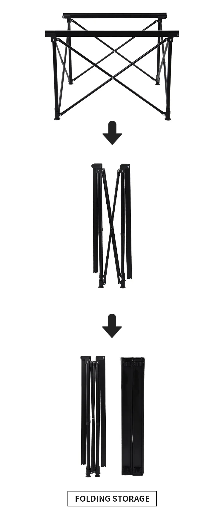 Lightweight Outdoor Portable Camping Table Folding Aluminum Tables With ...