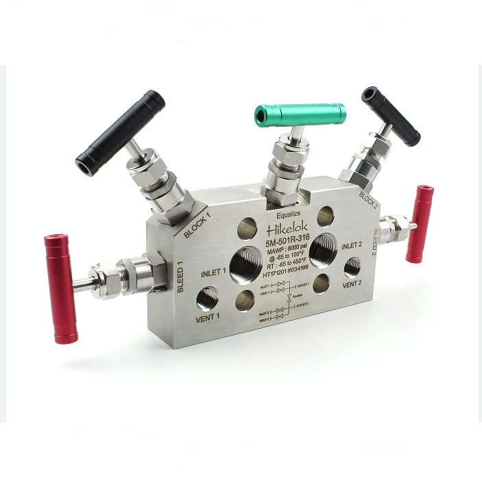 Swagelok Hy lok Type Hikelok SS316 Instrument 2 3 5 Way Manifold ...