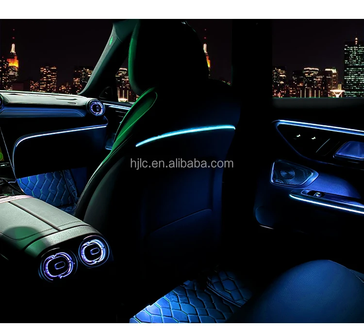 W213 64 Colors Air Vent 3D Rotating Tweeter Ambient Light for Mercedes ...