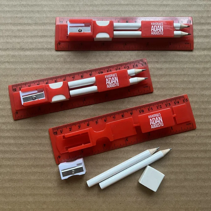 Wholesale Promotional Customized Logo 15cm Plastic Ruler And Pencil ...