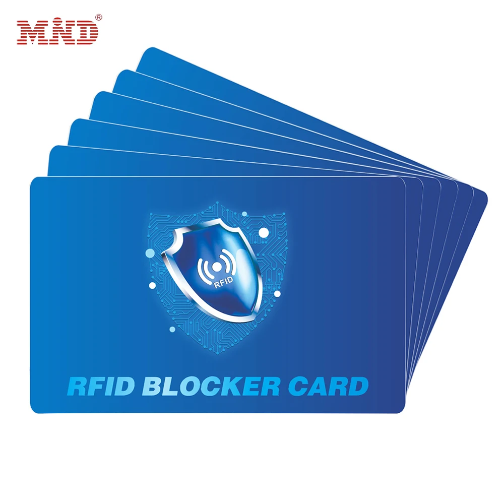 Aluminium Paper Anti Theft Contactless RFID and NFC Card Blockers