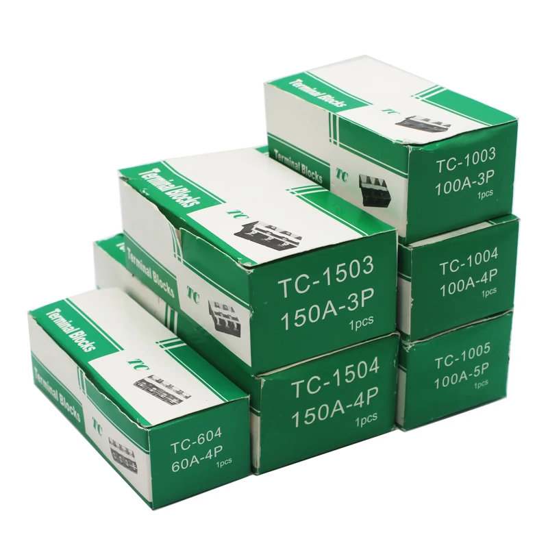 Double Row Terminal Block - NALEI TC-604 4P 60A 600V