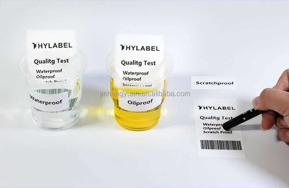 White Thermal Adhesive Paper 100mmx100mm 500pcs Direct Thermal Label ...