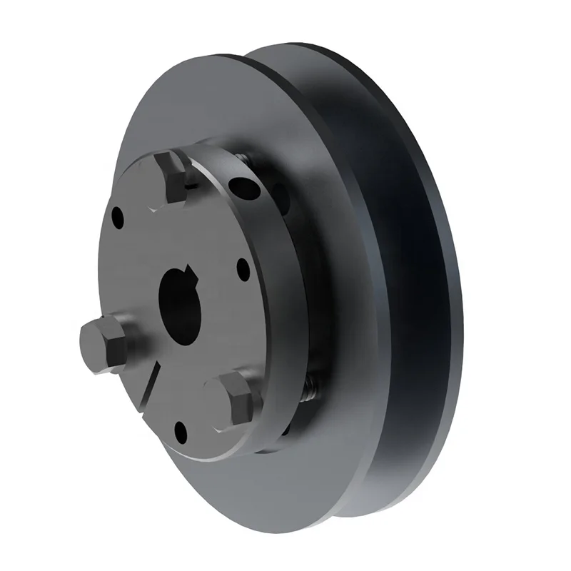 One Groove B Series Type D-Sol V-Belt Pulley Sheave with SH Bushing ...
