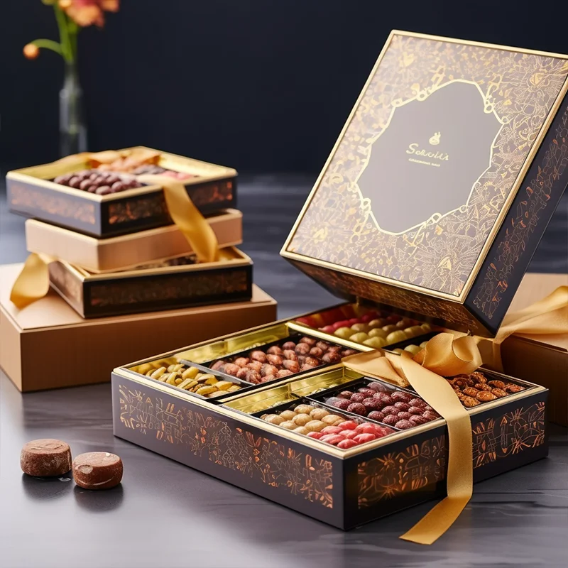 Wholesale Custom Printed Chocolate Nut Boxes - Luxury Packaging