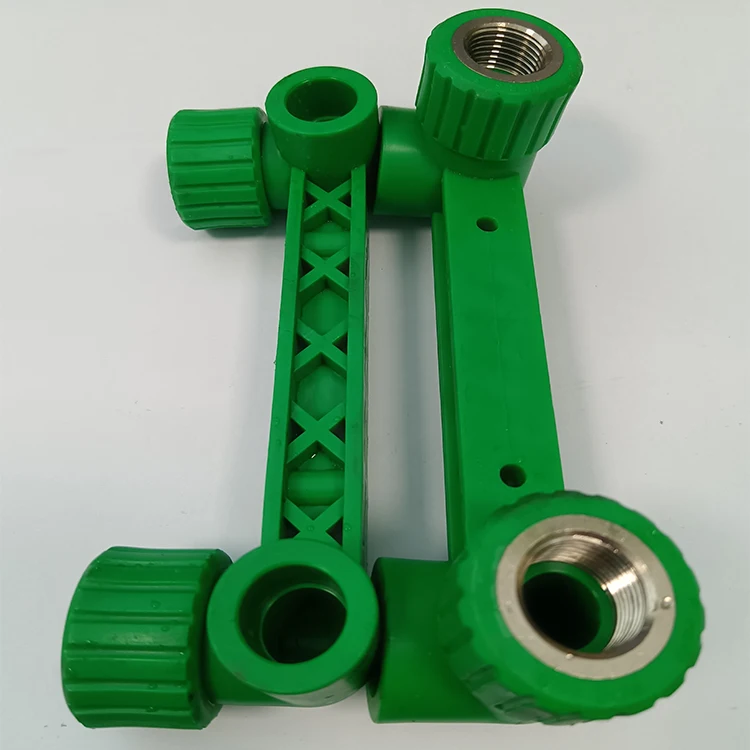 Plastic Water Supply Ppr Pipe Connector Bridge Bend Double Multi-joint ...