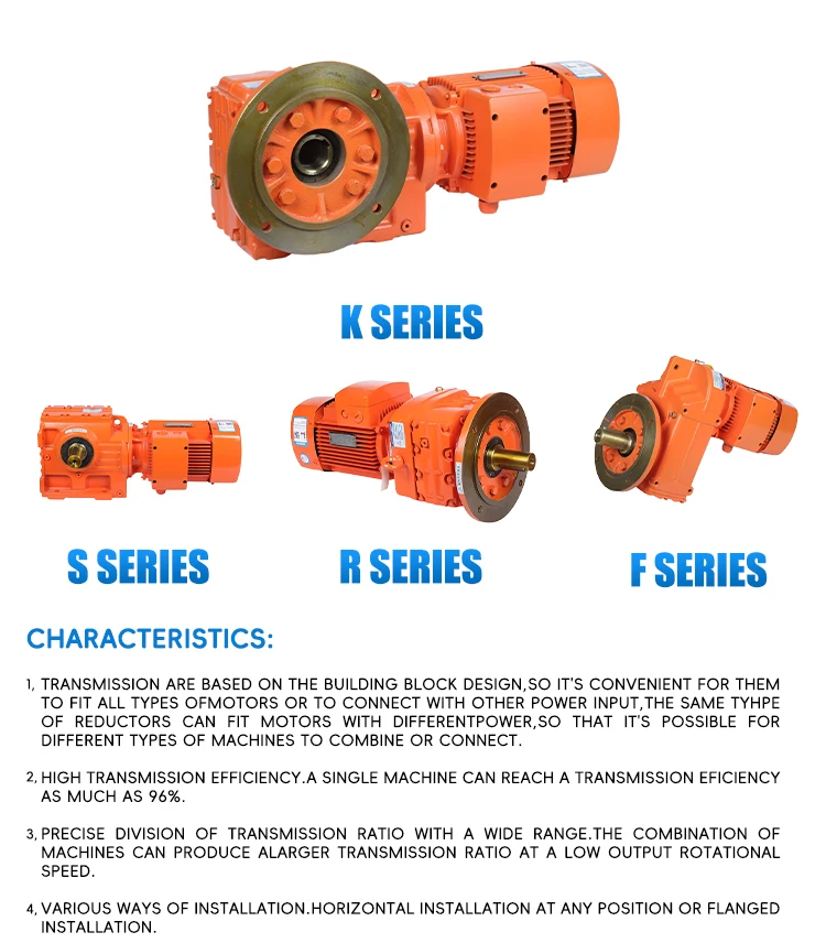 Superior Quality K Series K57 KF57 KA57 KAF57 Speed Reducer Helical AC ...