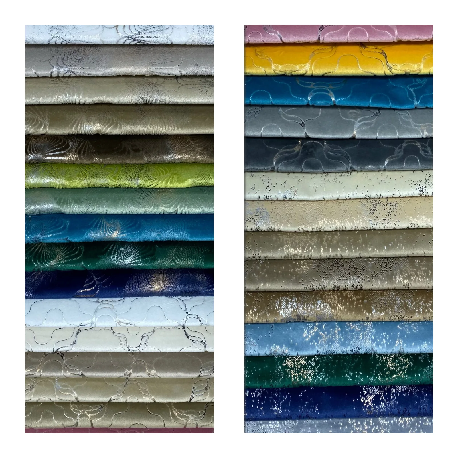 Custom Hometextile Upholstery Holland Bronzing Velvet Fabric For ...