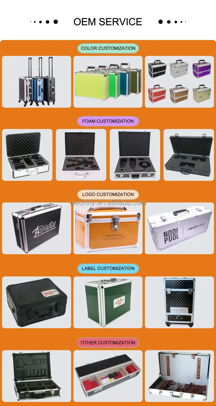 Custom Wheeled Hard Aluminum Flight Case for Equipment