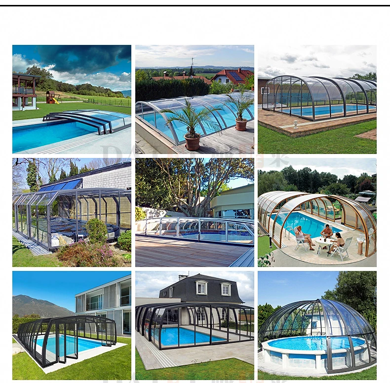 Customized Solar Swimming Pool Covers - D-TOP Enclosures