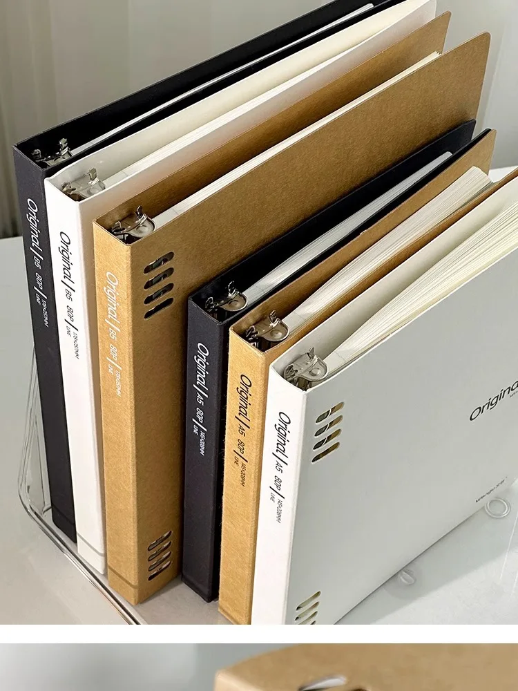 Simple Kraft Paper Cover Detachable Notebook - Creative & Versatile