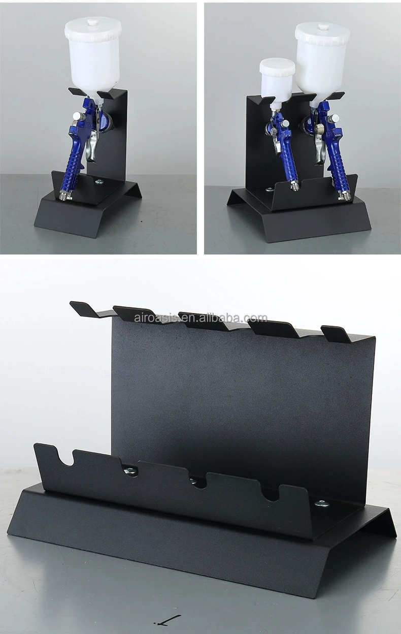 Paint Spray Gun Holder/feed Paint Gun Stand Wall Mount Gravity Spray ...