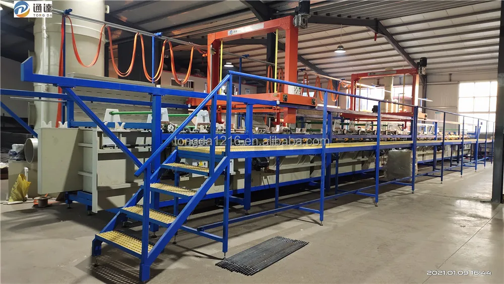Tongda Electroplating Machine - Automatic Rack Nickel Plating Plant