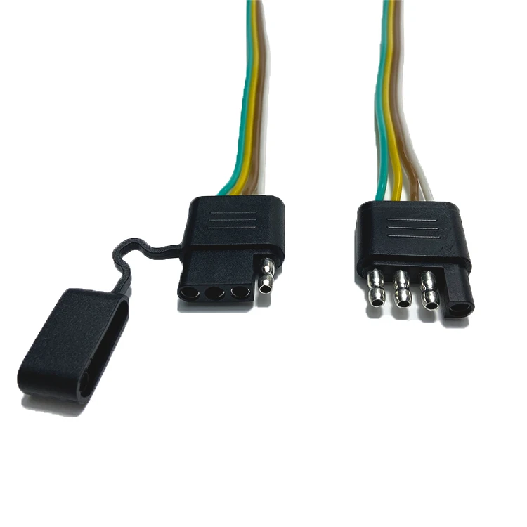 16AWG 4 Pin SAE Connector Automotive Wiring Harness 12v Trailer Light ...