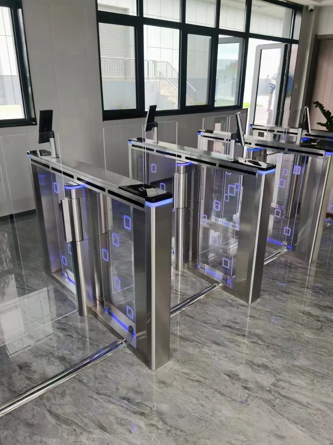 Security Swipe Card Subway Swing Barrier Sports Speed Gates Turnstile ...