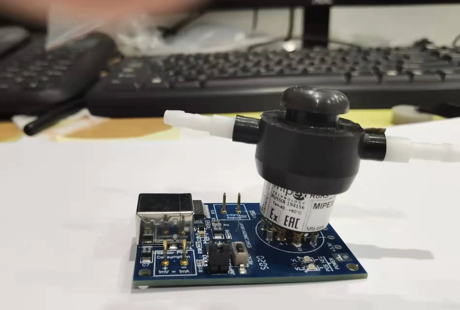 NDIR Sensor - Industrial CO2 Gas Monitor with Low Dissipation