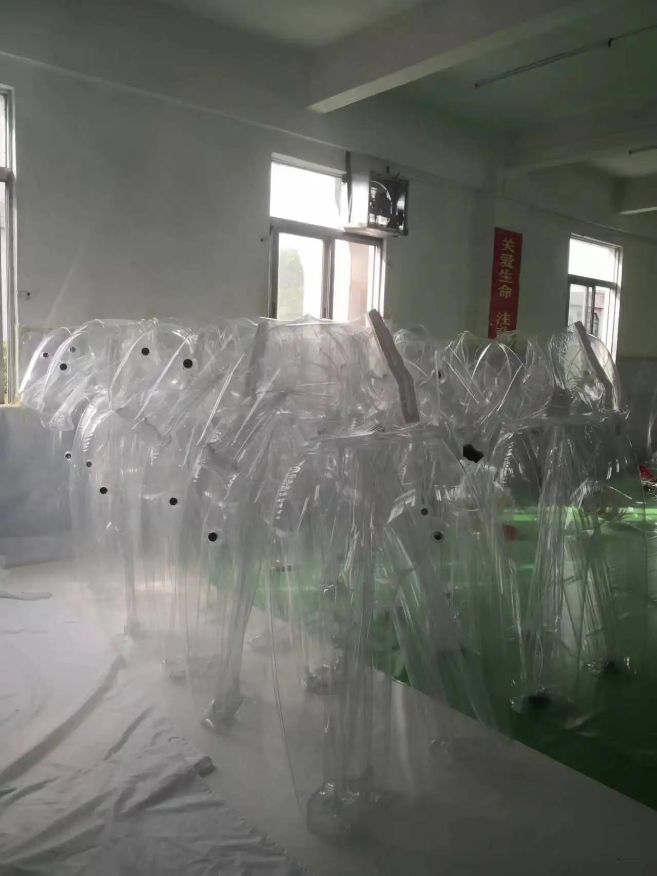 Custom Inflation Photos PVC Christmas Gift Inflatable Suit