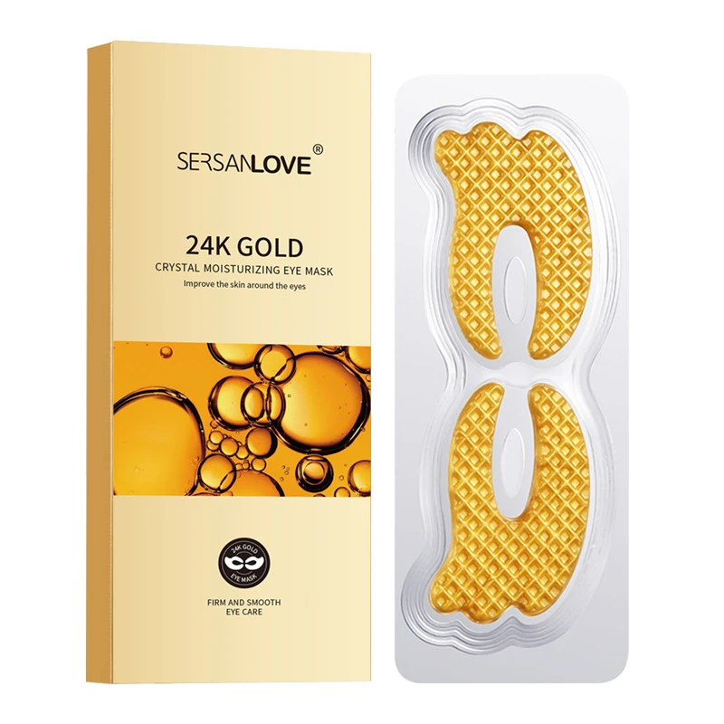 Sersanlove New Product 24k Golden Eye Mask Collagen Relieve Eye Fatigue ...