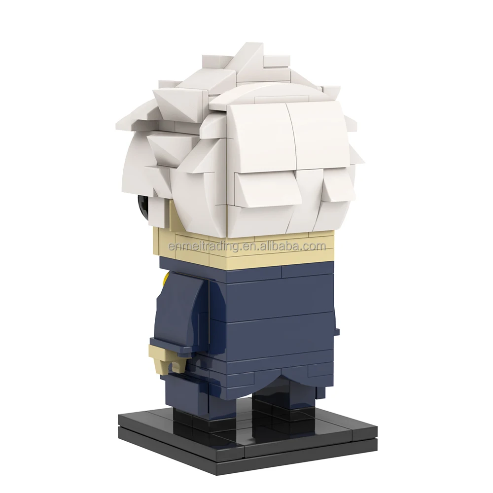 Anime Jujutsu Kaisen Brickheadz Gojo Satoru Moc Brick Sets Diy Building ...