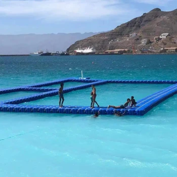 Pontoon System Modular Floating Swimming Pool Float Dock - Buy Floating ...