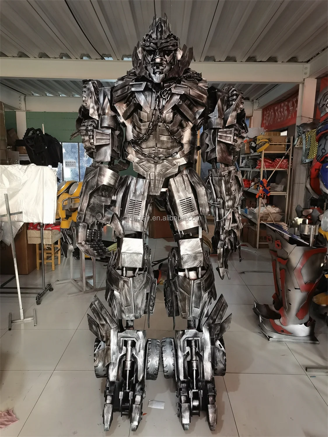 Unisex Robot Costume - Large Size Megatron 2.6M Adult Cosplay