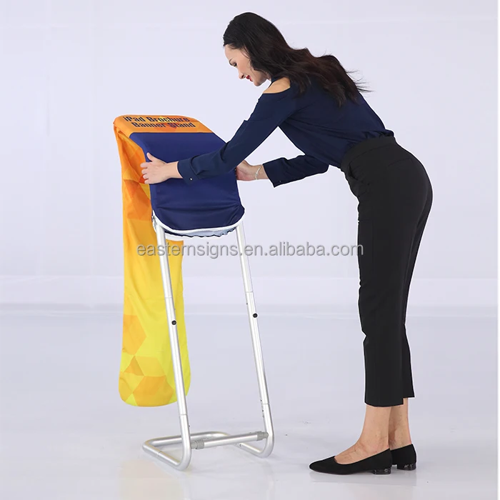 OEM Custom logo Easy Set up Trade Show Kiosk Display with Rack Portable ...