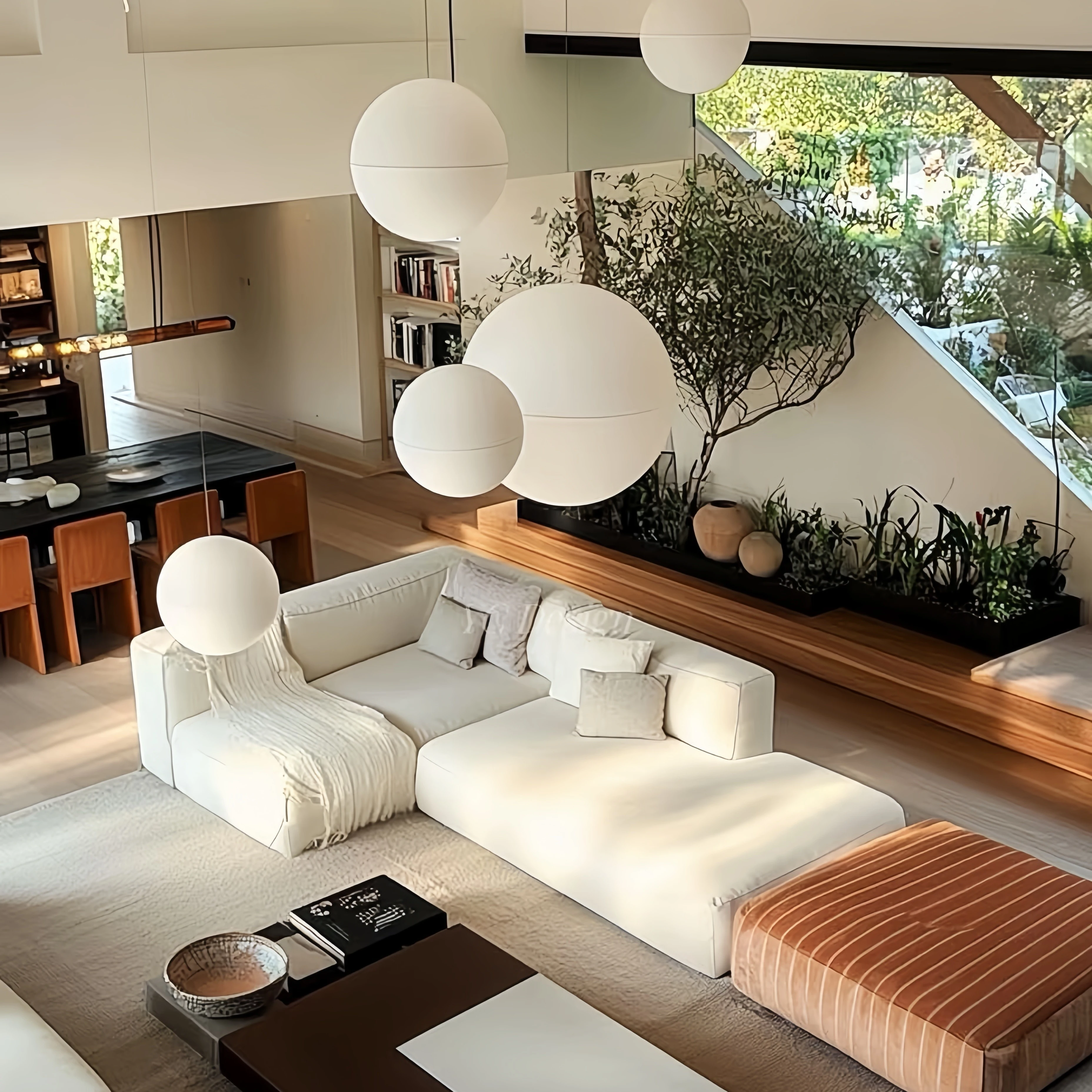 Modern Natural Style 3d Rendering Effect Diagram For Interior Design Of ...