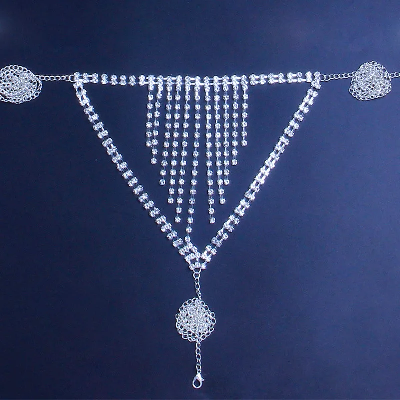 Wholesales Sexy Rhinestone Belly Chain Pants for Women