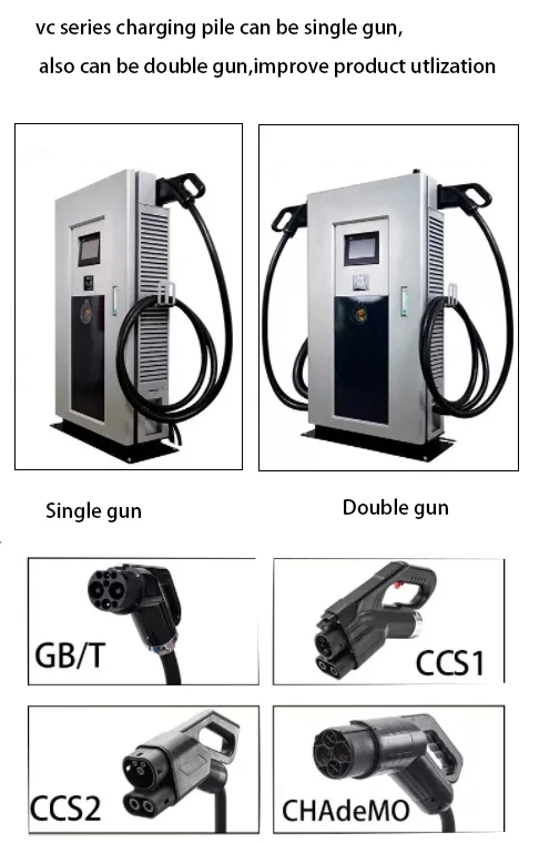 Fisher Fast Ev Charger Dc 30kw/40kw/60kw Double Gun Charging Pile ...