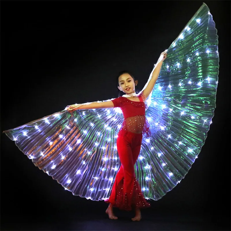 Kids LED Light up Wings for Dance Performance - Belly Dance