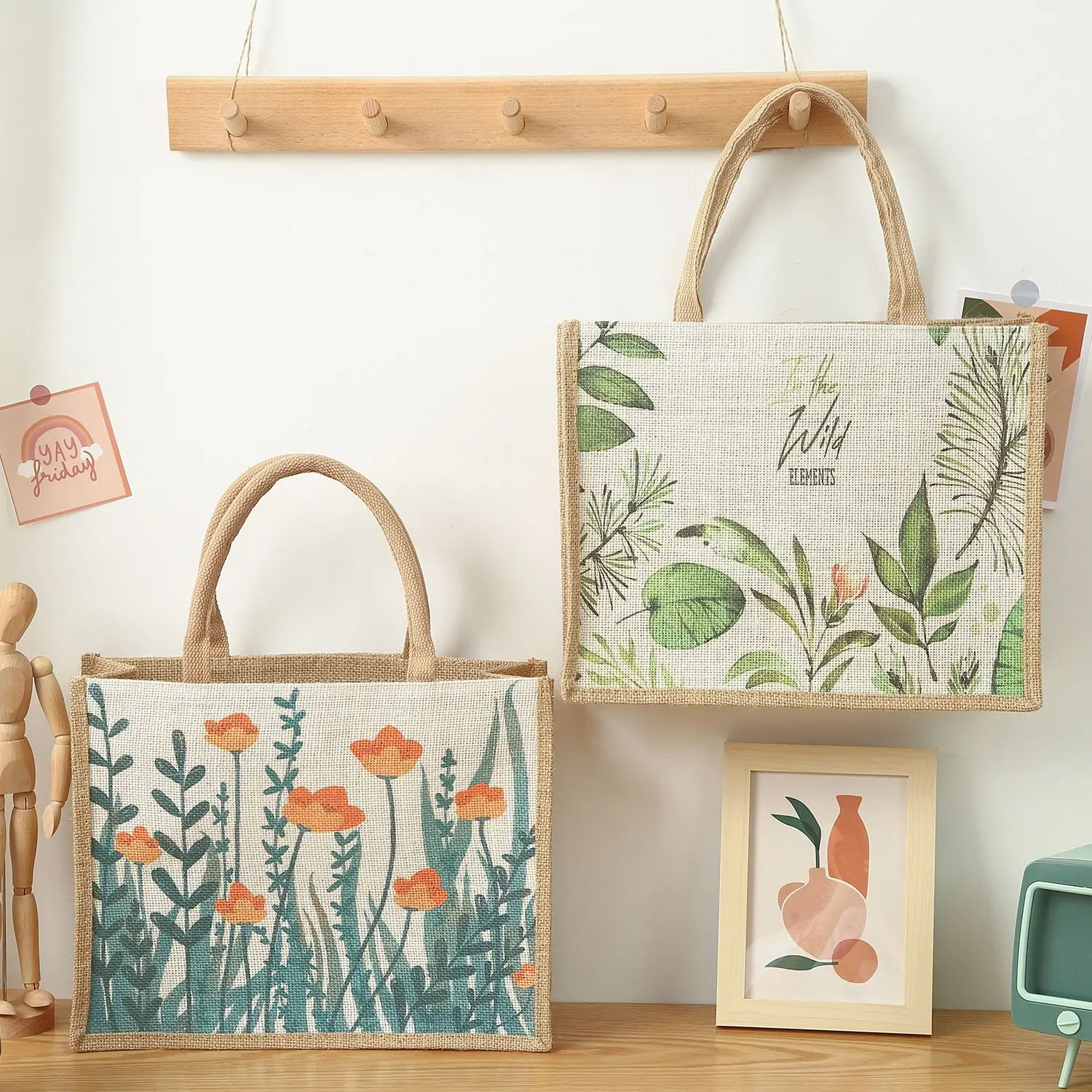 Eco-friendly Jute Tote Bags - Perfect for Shopping & Gifts