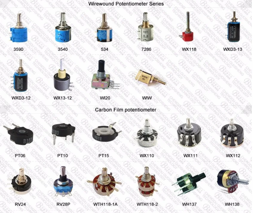 500k Rotary 22mm Game Console Potentiometer - Buy 500k Potentiometer ...