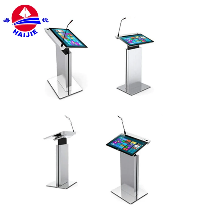 Smart Digital Lectern Classroom Digital Podium Speech Rostrum In School ...