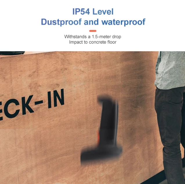 V8 Faster Scanning 2d Wireless Qr Code Scanner With Ai Voice Oled ...