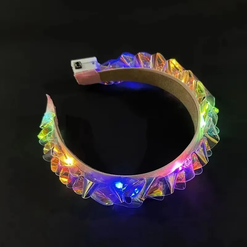 LED Festival Headband for Kids Glow-in-the-Dark Hair Accessory for ...