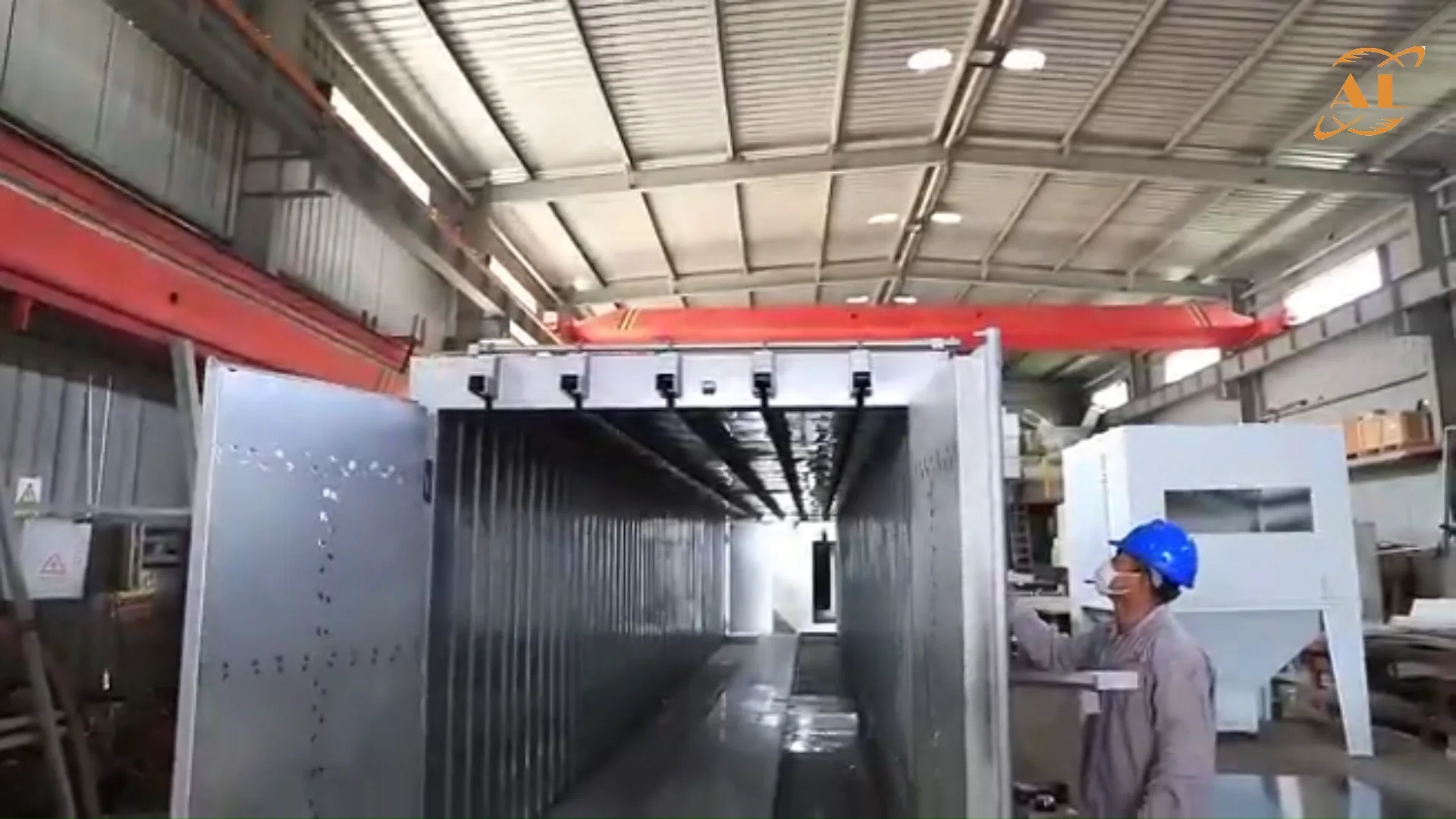 Ailin Industrial Gas/lpg/diese Curing Oven Drying Powder Coat Coating ...