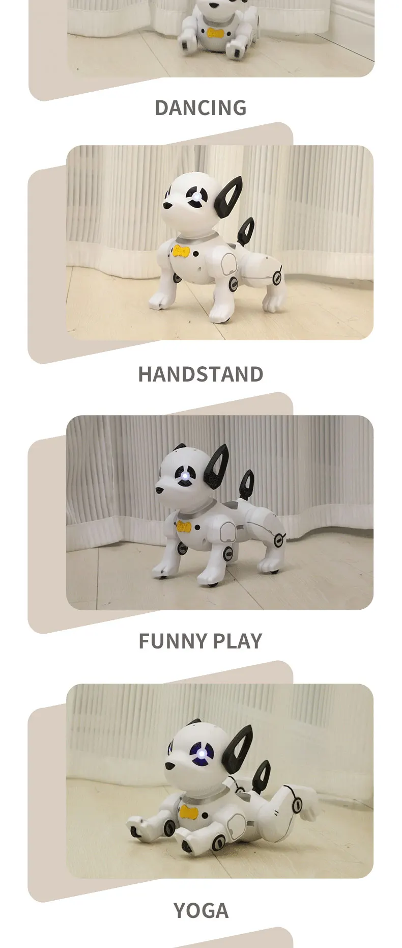 Smart Interactive Music Dancing Handstand Follow Bionic Programming ...