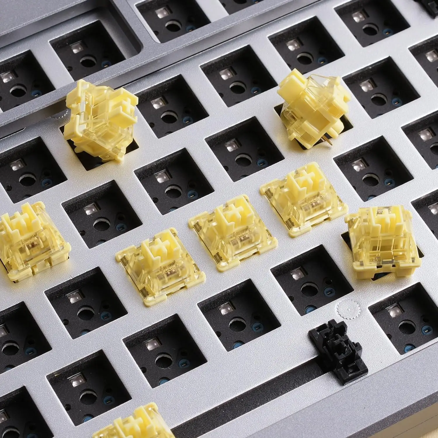 DIY 45 Pcs Box Akko Cream Purple Switches V3 Pro for Mechanical ...